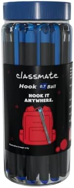 Classmate Loop Ball Pen Pack, 20 Pens, Assorted Colours, Writes 5,000m ...