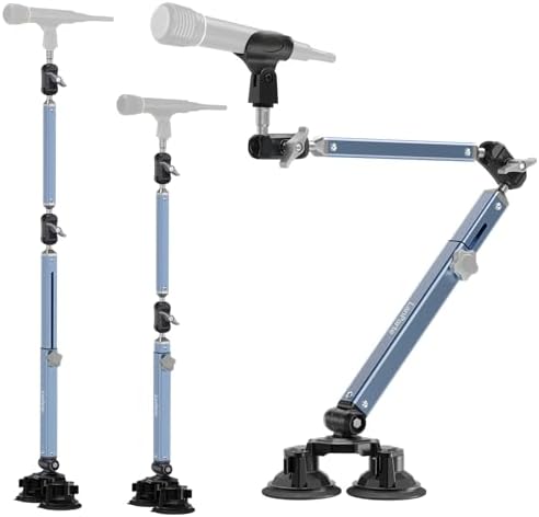 Amazon.com: FULAIM Boom Mic Arm, 360° Rotatable, Adjustable & Foldable ...