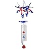 Amazon.com : Exhart WindyWing Patriotic Hummingbird Wind Chime with ...