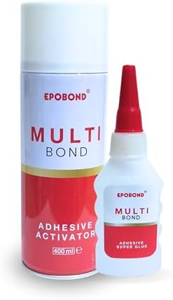 EPOBOND, Adhesive Multipurpose - 400ml, Fast Dry for Wood, Rubber, Leather, Glass, Metal and ...