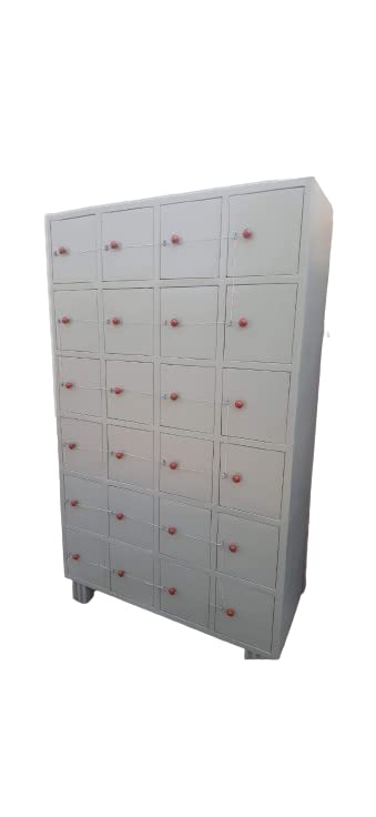 24 Door Industrial Locker Storage Cabinet with Staple Locking | for ...