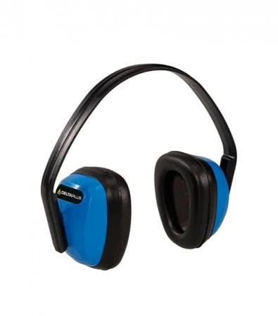 DELTA PLUS Safety Earmuff SPA3 Blue & Black SNR 28dB with Soft Padded ...