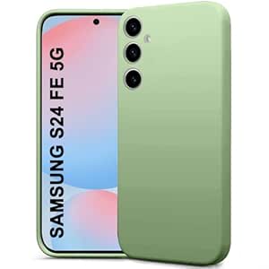 TheGiftKart Liquid Silicone Back Cover Case for Samsung Galaxy S24 FE 5G | Soft Micro-Fibre ...