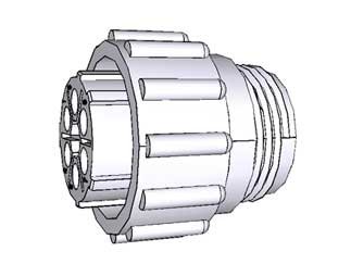 TE CONNECTIVITY 211399-1 CPC Series 1 Free Hanging Plug 7 Position ...