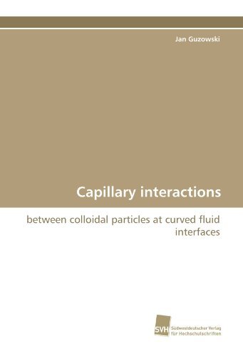 Capillary interactions: between colloidal particles at curved fluid ...