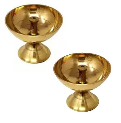 Buy Brass Diya for Puja Small Size Akhand Diya for Puja Deepak for ...