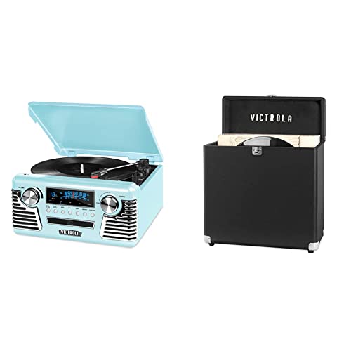 Victrola 50's Retro Bluetooth Record Player & Vinyl Record - Want It All