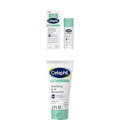 Amazon.com: Cetaphil Gentle Clear Repairing Post Acne Serum + 3oz ...