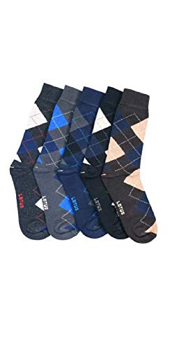 LOTUS SOCKS Men'S cotton Full Length Multicolour 5 Pairs Of Socks ...