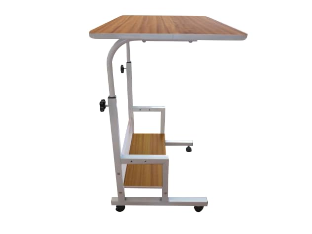 SAVYA HOME Multipurpose Manual Height Adjustable, Movable Desk, Study ...