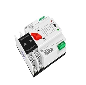 Din Rail ATS W2R-2P/3P/4P 63A 100A 125A 220V Automatic Transfer Switch Electrical Selector ...