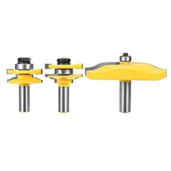 GENERIC 3pcs 1/2 Inch Shank Router Bit Rail Stile and Panel Raiser ...