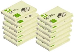 Q-Connect Quick Notes 76 x 76mm Yellow (12 Pack) KF10502 : Amazon.co.uk ...