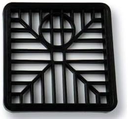 Black Plastic Gulley Grid Square Drain Cover 15cm - 6" : Amazon.co.uk ...