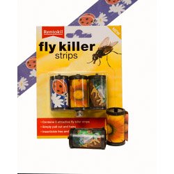 Rentokil Fly Killer Strips 3 Pack (810148) : Amazon.co.uk: Garden