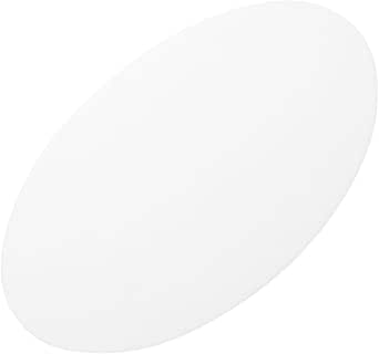JECOMPRIS Acrylic Ceiling Light Diffuser Panel Round Flat Light Shade ...