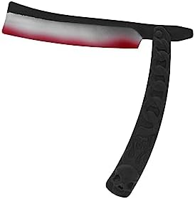 Amazon.com: Nicky Bigs Novelties Fake Bloody Straight Shaving Razor ...
