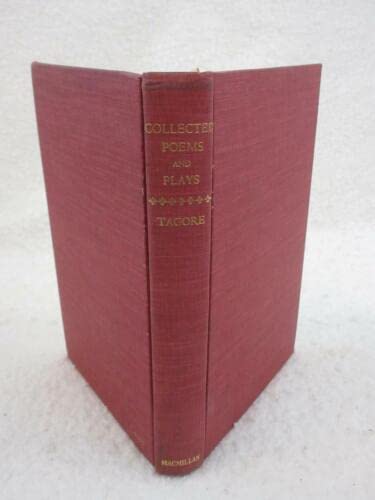 Rare Rabindranath Tagore COLLECTED POEMS AND PLAYS 1965 The Macmillan ...