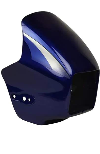 MTS Front Visor for Hero Splendor pro w. Red(Pack of 1) (Black) ^9 ...