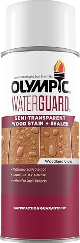 Olympic WaterGuard 11.75 oz. Woodland Cedar Semi-Transparent Exterior ...