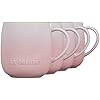 Amazon.com: Le Creuset Stoneware Set of 4 Heritage Mugs, 13 oz. each ...