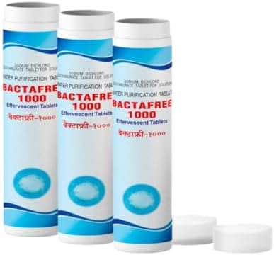 Bactafree 1000 Water Purification Tablets - Disinfectant tablet for ...