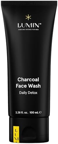 Amazon.com: Lumin Charcoal Face Cleanser for Men,100ml, 1-Pack : Beauty ...