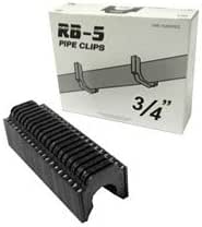Amazon.com : Peter Mangone P6BK Stand-off Clips for 3/4" PEX (100/box ...