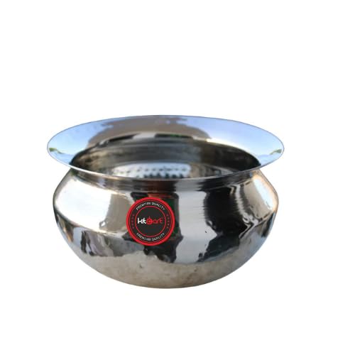 Buy Stainless Steel Heavy Base Sipri Dekchi Handi Bhagona Cooking ...