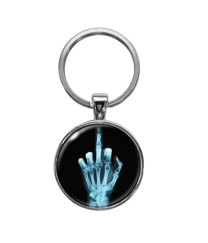 Amazon.com: X-Ray Middle Finger Keychain : Handmade Products