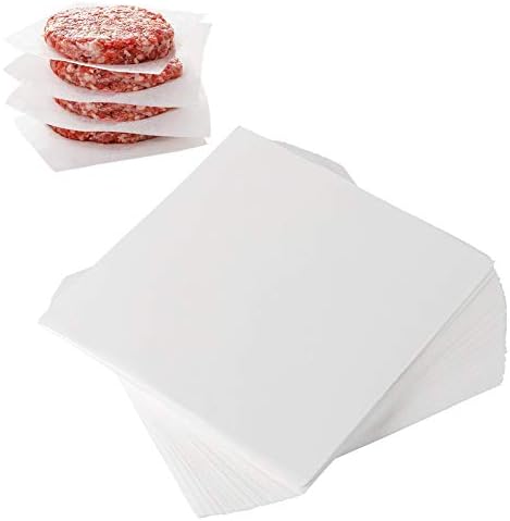 Amazon.com: Burger Patty Paper, 5.5 x 5.5in, Set of 300, Patty Paper ...