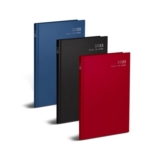 Buy Week to View A4 Diary 2025 Appointment Diaries Office Work Planner ...