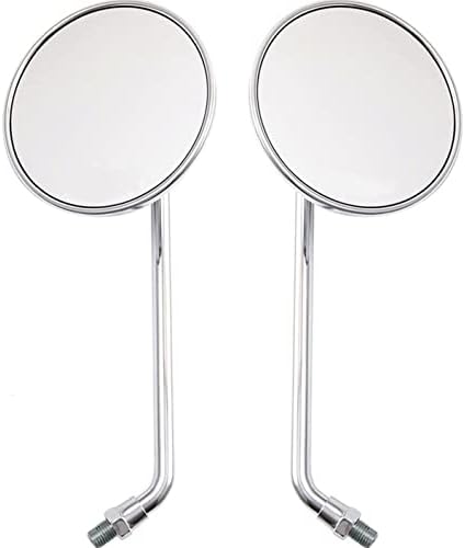 Amazon.com: MZS Motorcycle Mirrors 10MM 8MM,Universal 360 Degree ...