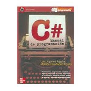 C# Manual De Programacion/ C# Programming Manual: 9788448136246 ...