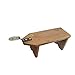 MDT India Teak Wood, Iron Coconut Scraper Stool Type Traditional ...