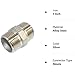 Amazon.com: Megairon 1" x 1" NPT Male Threaded Hex Nipple,Stainless Steel 304 Quick Coupler Pipe ...