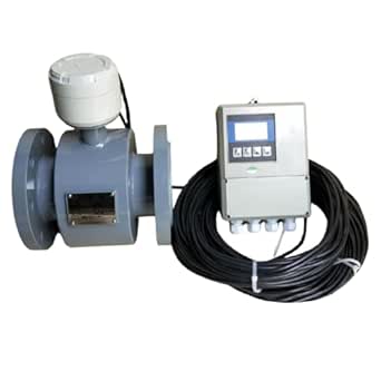 Flowmeter, IP68 Split Type Electromagnetic Flow Meter for Liquid Pipe Wastewater Digital Smart ...