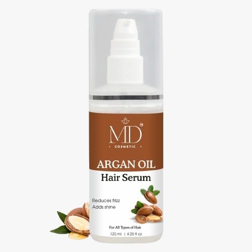 Buy MD COSMETIC Argan Oil Hair Serum – Hydrating & Strengthening Treatment for Healthy Hair ...
