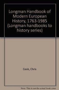 Amazon.com: The Longman Handbook of Modern European History, 1763-1985 ...