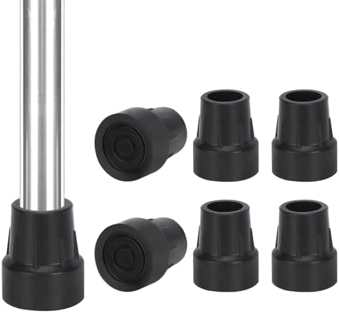 Amazon.com: YF 1-Inch Rubber Cane Tips, 6 Pack Non-Slip Replacement ...