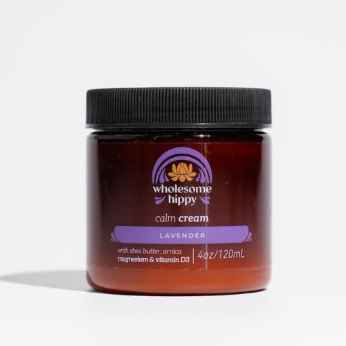 Amazon.com : WHOLESOME HIPPY Calm Cream with Magnesium & Vitamin D3 4oz ...