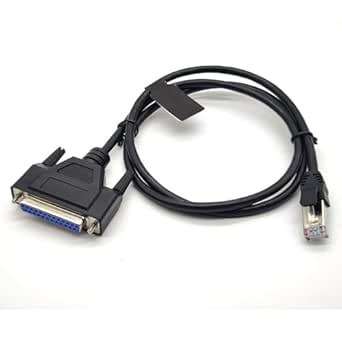Amazon.com: GXMRHWY DB25 Female to RJ45 Male Adapter Serial Crossover ...