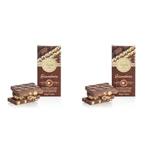 Amazon.com : Venchi Milk Gianduia chocolate bar with hazelnuts, 3.52 oz (Pack of 2) : Everything ...