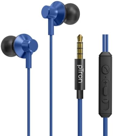 Ambrane Stringz 38 Wired Earphones with Mic, Powerful HD Sound with ...