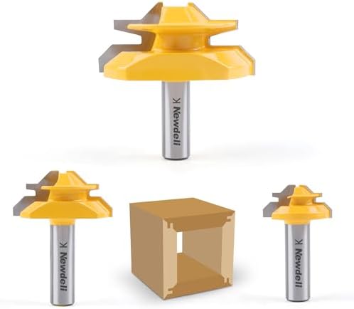 Yonico 18322 Complete Picture Frame Making Router Bit Set with 1/2-Inch ...