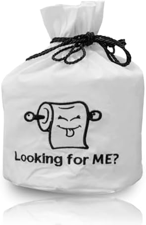 Amazon.com: Toilet Paper Tissue Cover - Washable & Reusable Fabric ...