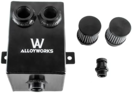 Amazon.com: EGINCOOLER Universal 2L 12AN oil breather catch tank can ...