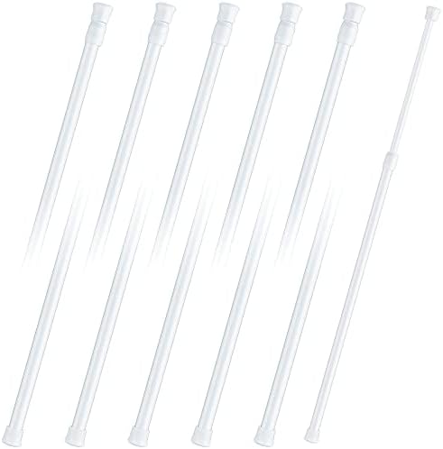 Amazon.com: 10 Pack Spring Tension Curtain Rod Adjustable 15.75-27.56 ...