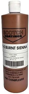 Scotch Coatings Universal Colorants, Colourfal, 16 OZ. (Burnt Sienna ...