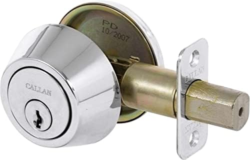 Callan by Delaney Hardware Single Cylinder Deadbolt, Fits Doors 1-3/8 ...